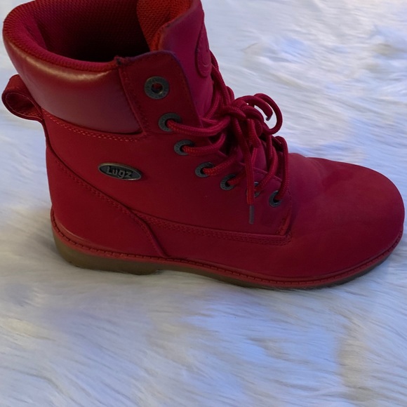 Lugz | Shoes | Mens Suede Red Lugz | Poshmark